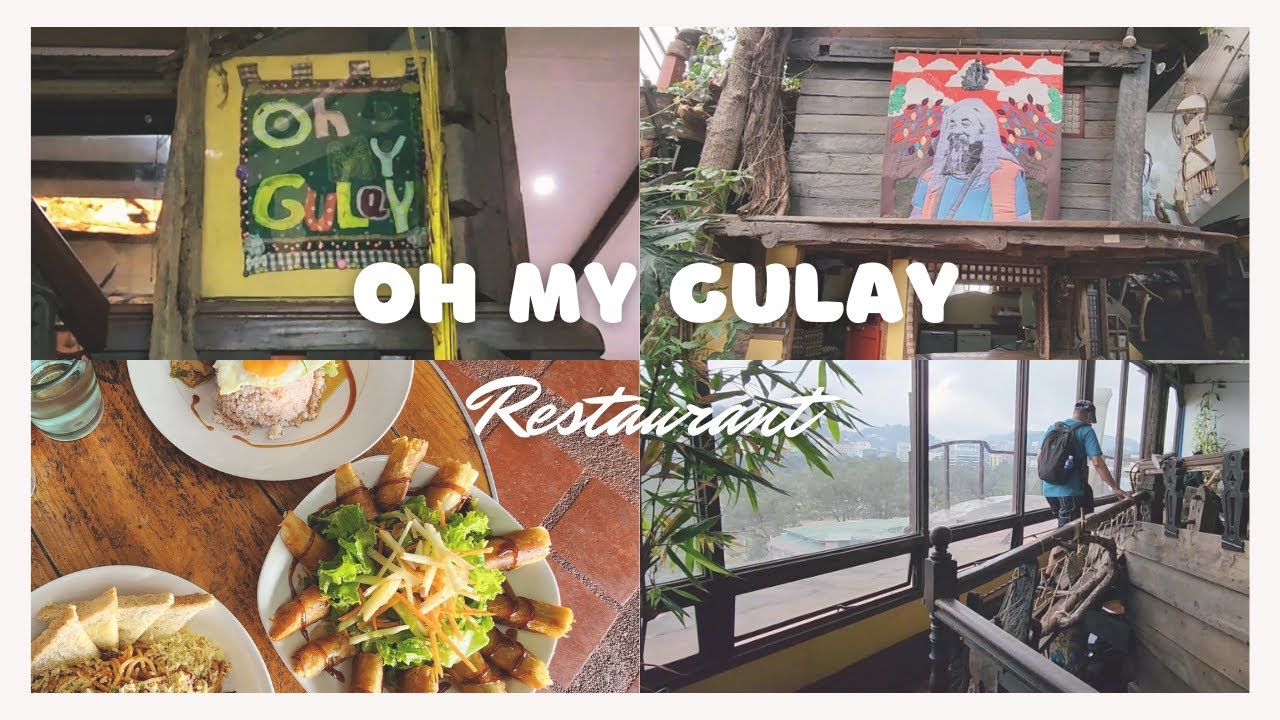Lunch at OH MY GULAY | Vegetarian Restaurant in Baguio City - YouTube