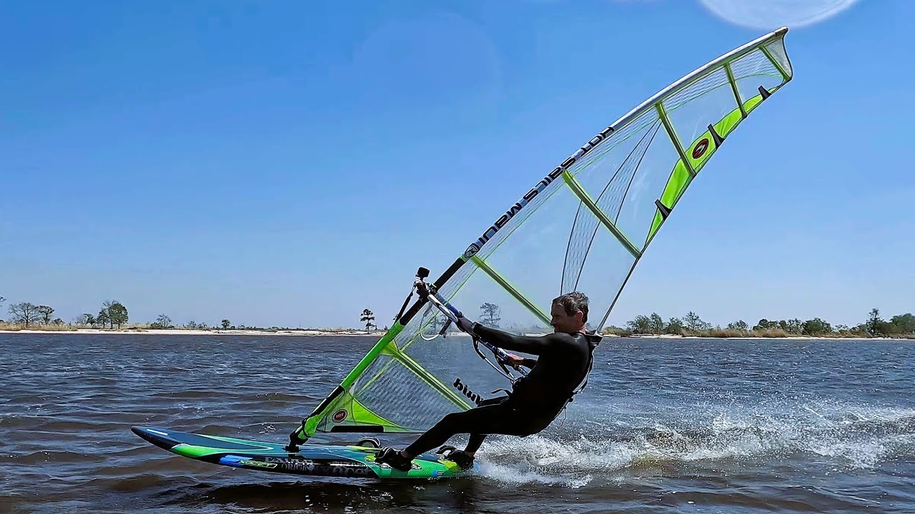 Windsurfing the Tchefuncte river with Dr. Peter Blessey and Chep ...