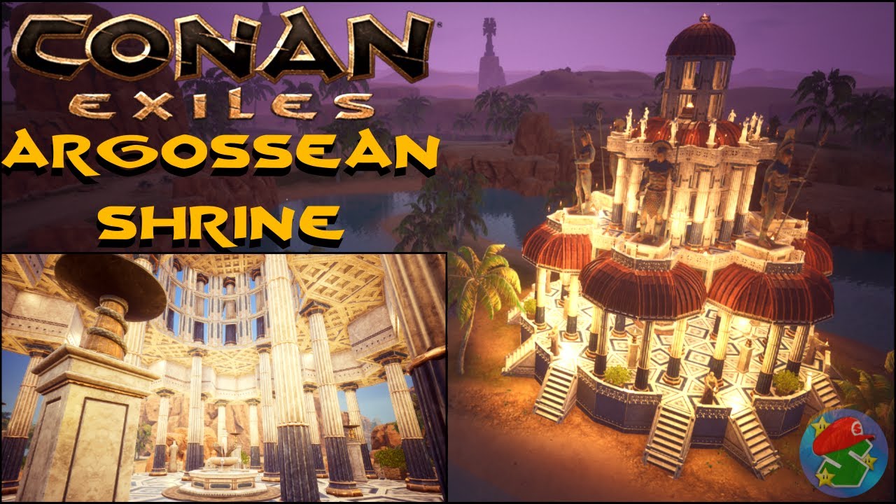 How to Build an Epic Argossean Shrine in Conan Exiles - YouTube
