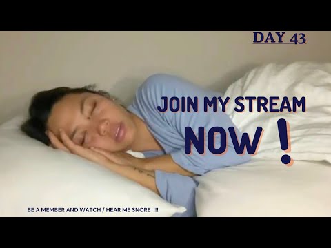 SLEEP STREAM ( DAY 43) SNORING GIRL - YouTube