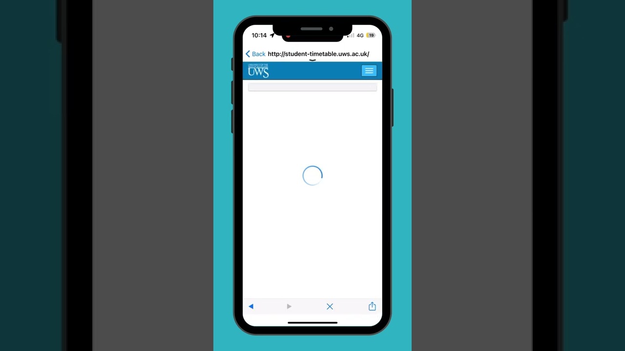 Using the UWS Student App to view timetables - YouTube