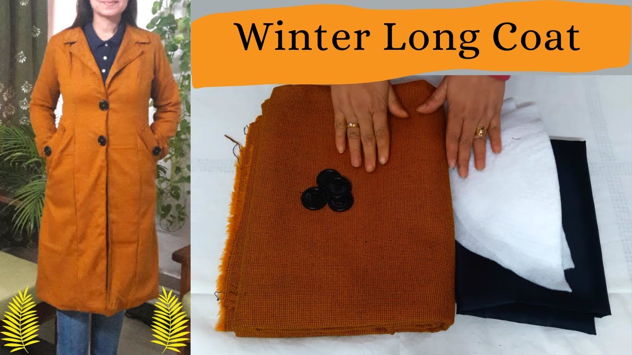Long Coat/Jacket Cutting & Stitching | Ladies Coat ki Cutting ...