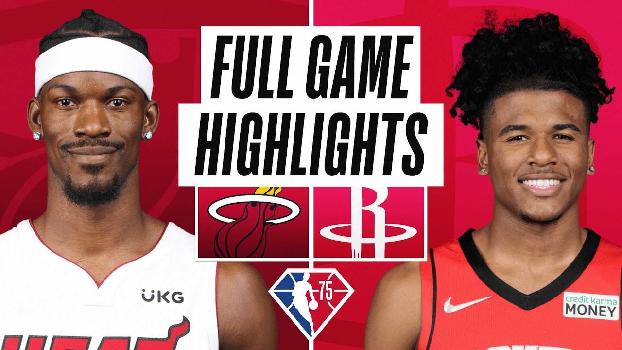 HEAT at ROCKETS | FULL GAME HIGHLIGHTS | December 31, 2021 - YouTube