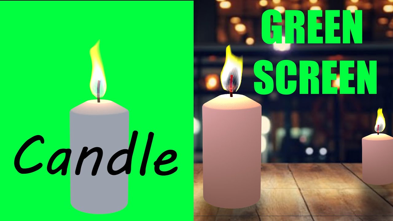 Candle Green Screen || VFX Effects Green Screen - YouTube