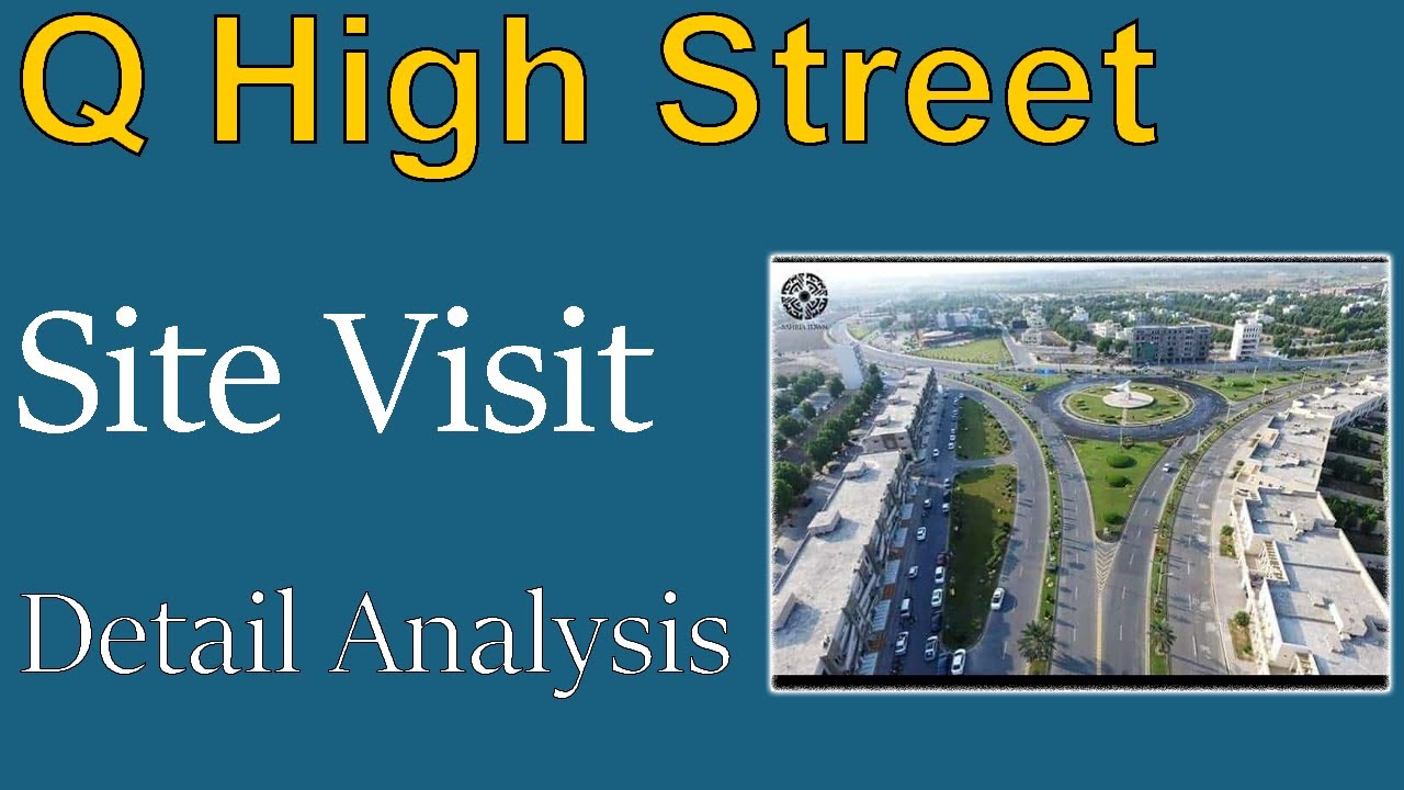 Q High Street I Best Video I 4 Marla Commercial With Number On ...