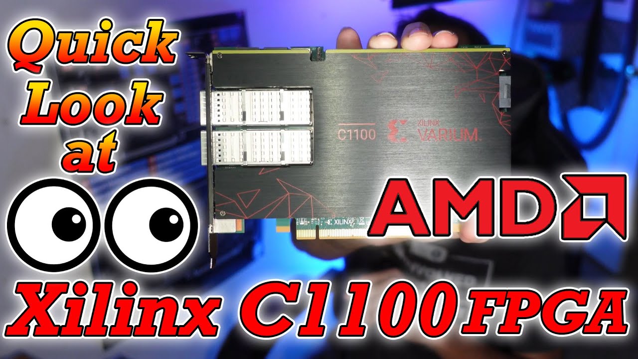 One of the Most Efficient Kaspa miners - AMD Xilinx C1100 FPGA Quick Look - YouTube