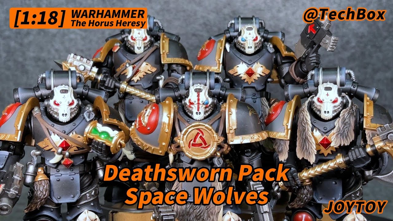 Unboxing, Joytoy Warhammer The Horus Heresy, 30K, Space Wolves ...