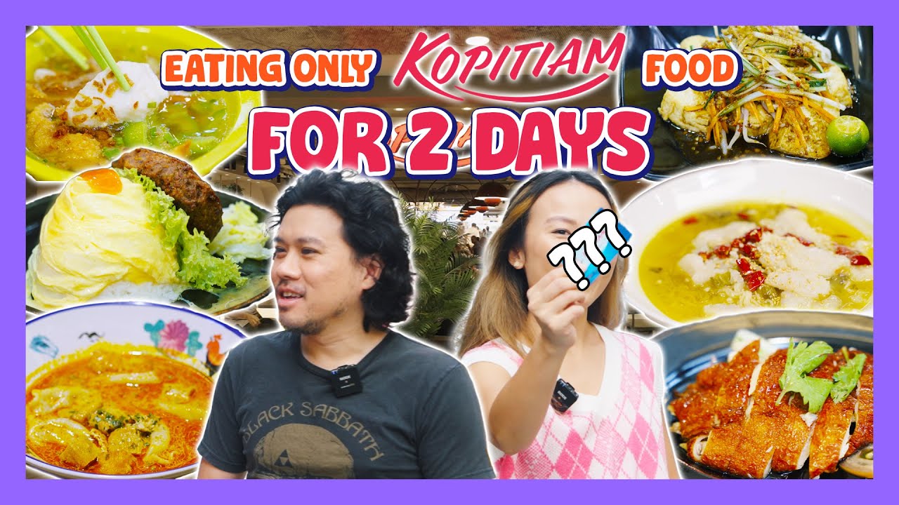 Eating only New Kopitiam food for 48 hours! | Food Finders Singapore ...
