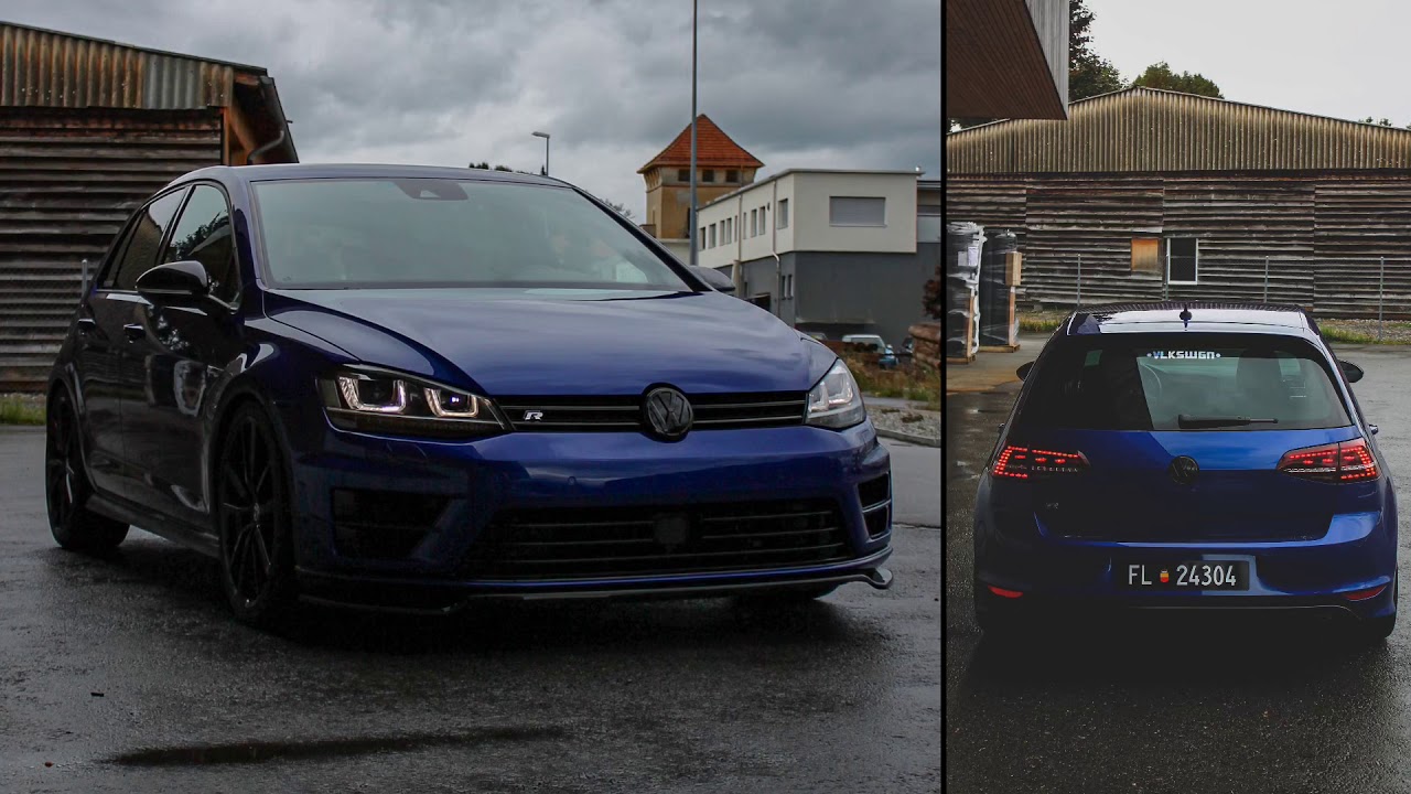 BLUE GOLF VII R SHOOTING - YouTube