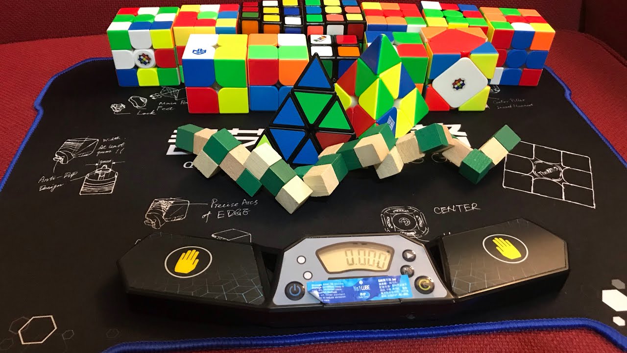 Rubik's Cube challenge - Solving all my cubes before timer limit of 10 ...
