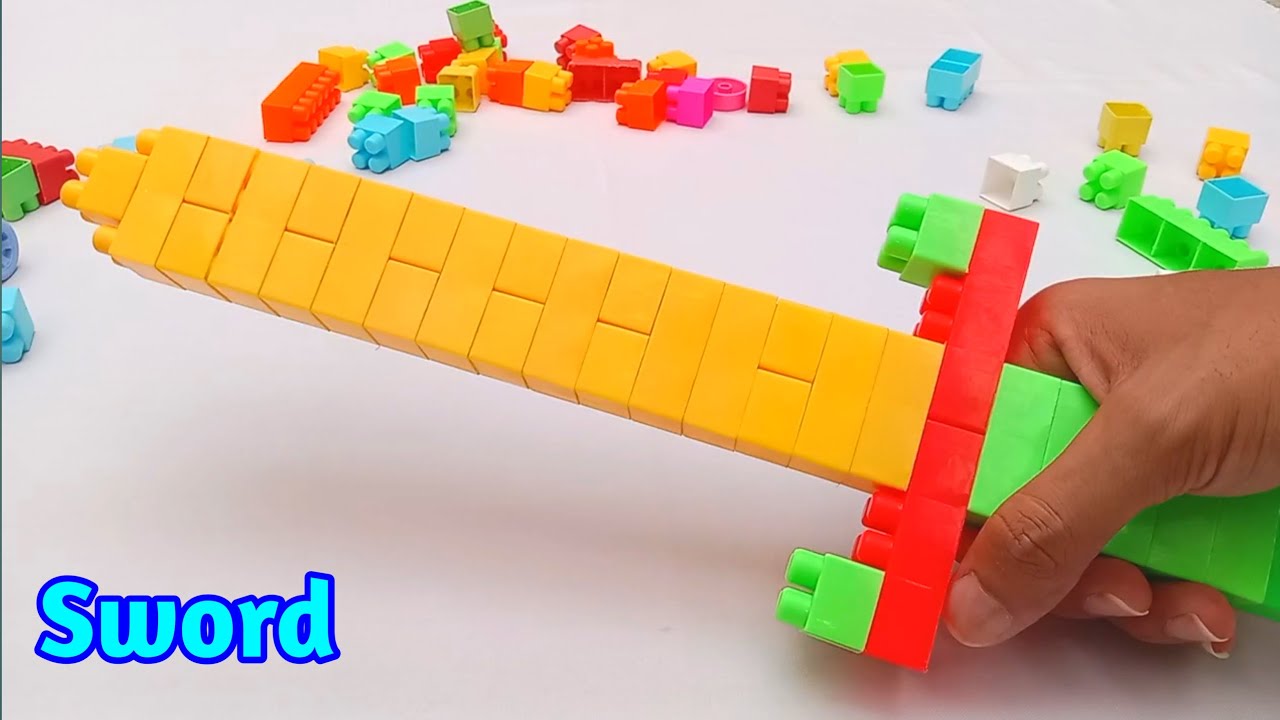 Building Blocks Sword | ASMR | Sword | Building Blocks For Kids - YouTube