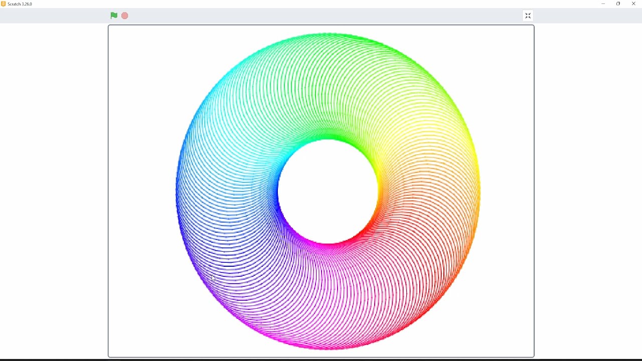 Circles doughnut using scratch - YouTube