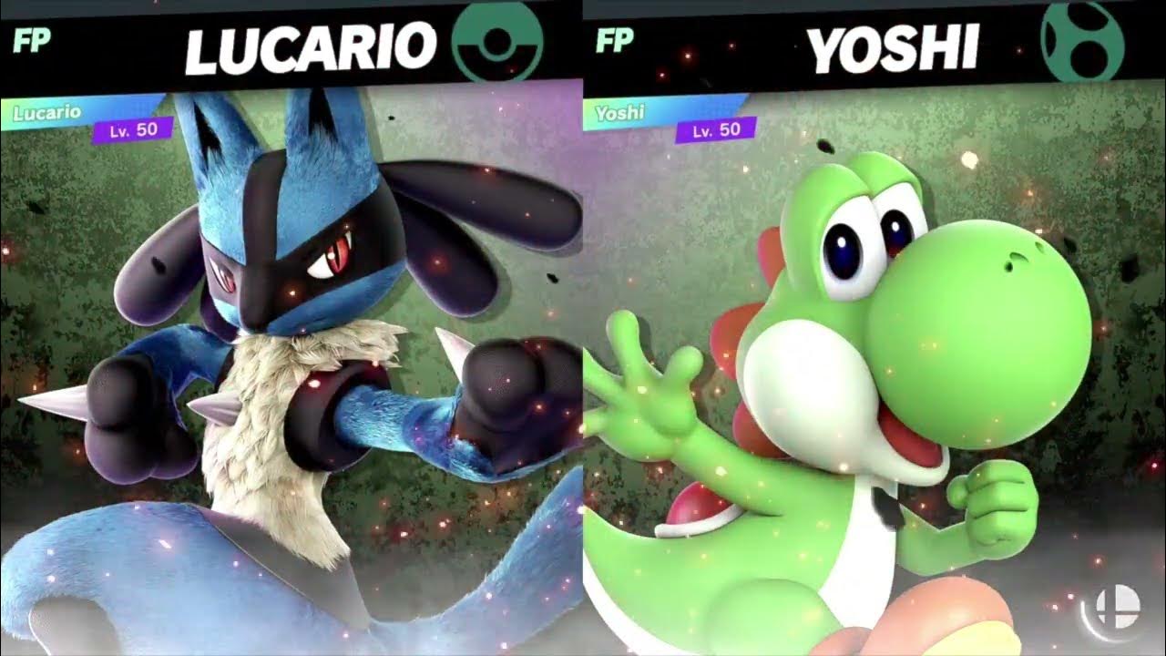 Super Smash Bros Ultimate Amiibo Fights – 9pm Poll Lucario vs Yoshi - YouTube