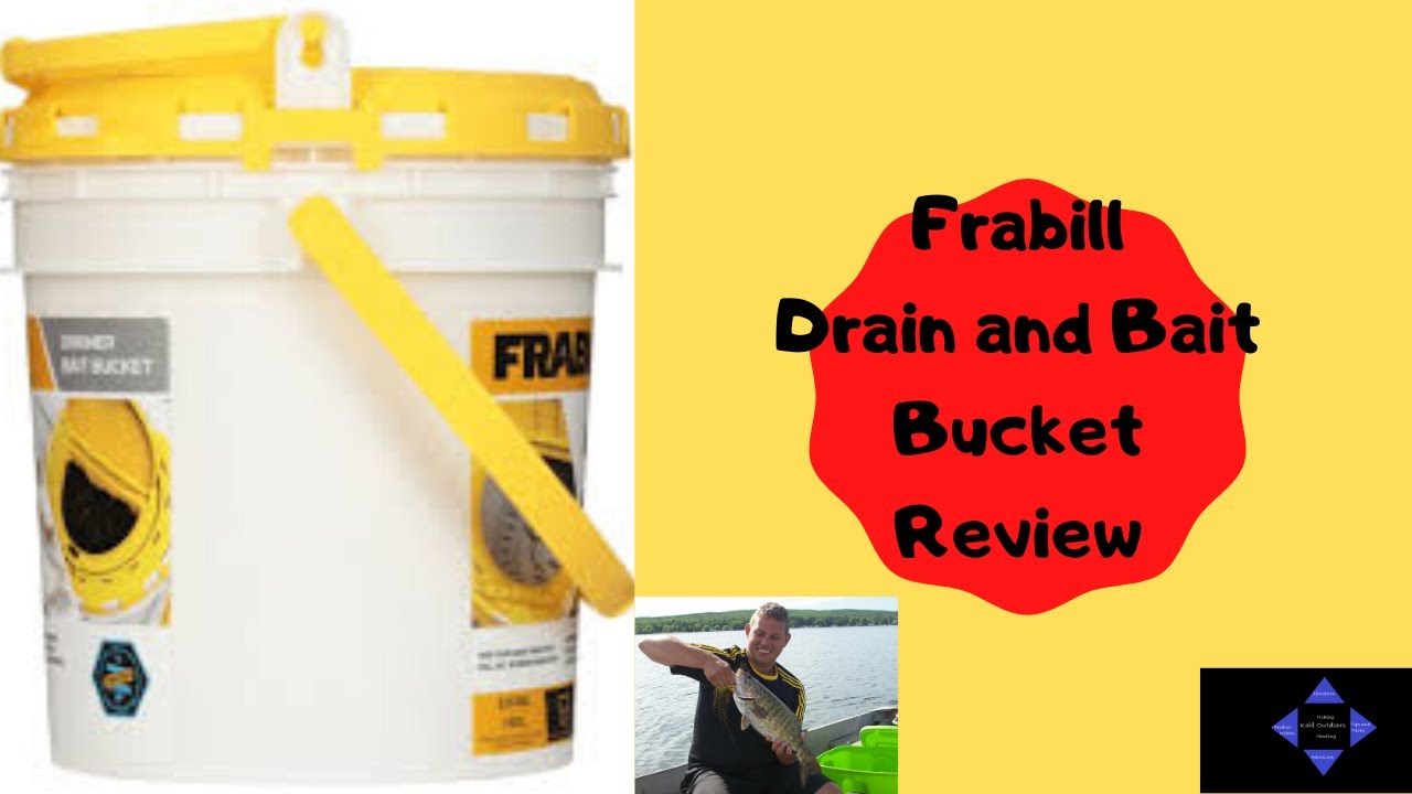 Review of Frabill Drainer and Bait Bucket - YouTube
