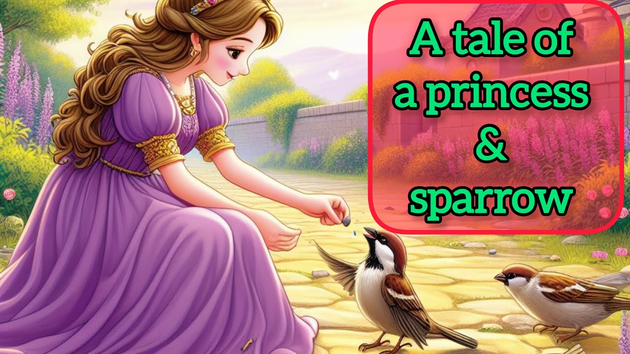 A tale of princess & sparrow| Fairytales| gudiya waly cartoon| pariyo ...