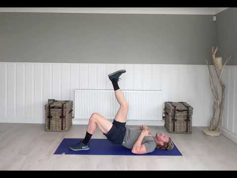 Alternating Single Leg Glute Bridge - YouTube