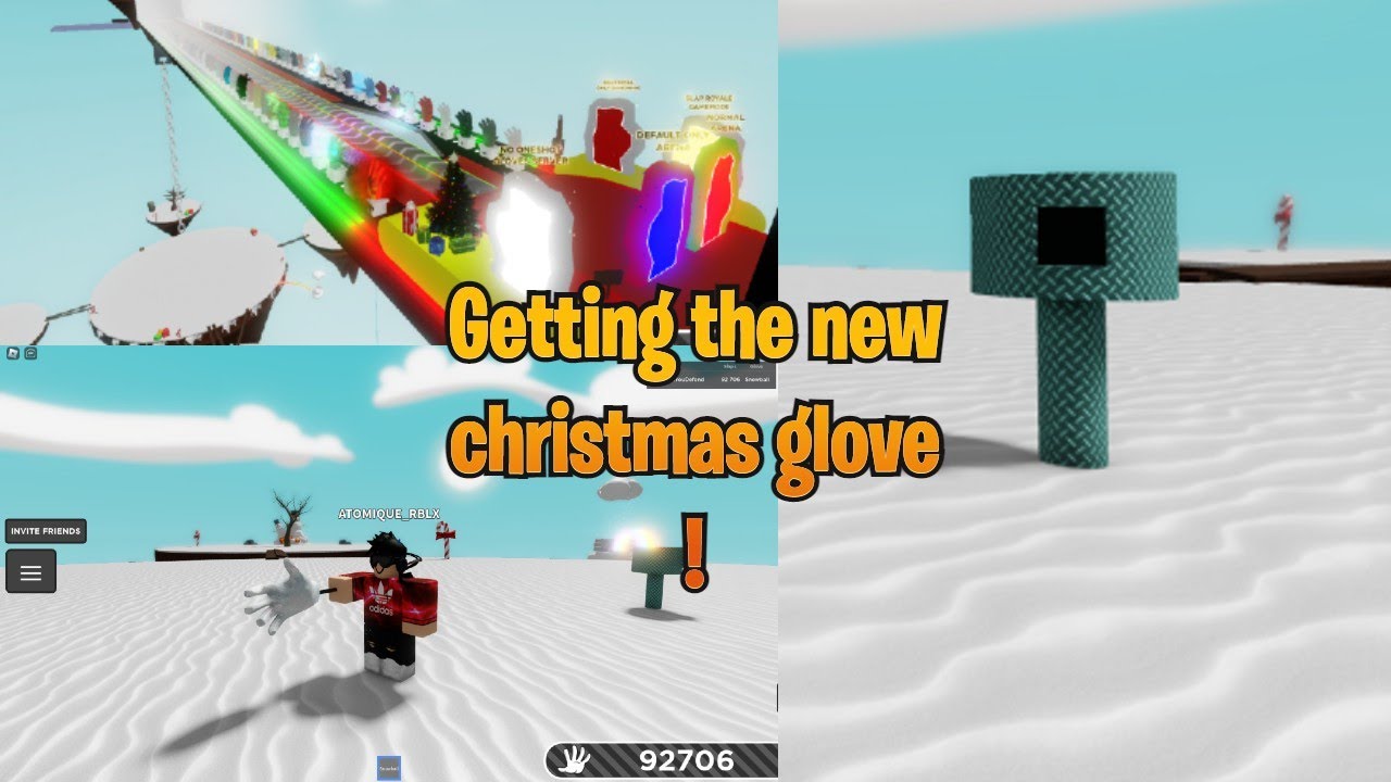 Getting the new Snowball Glove in Slap Battles (Roblox) - YouTube
