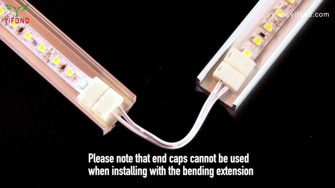 How to use aluminum profiles for the led lights - YouTube