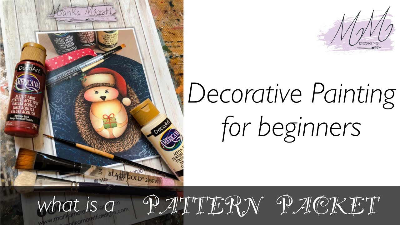Decorative Painting for beginners: what is a Pattern Packet - YouTube
