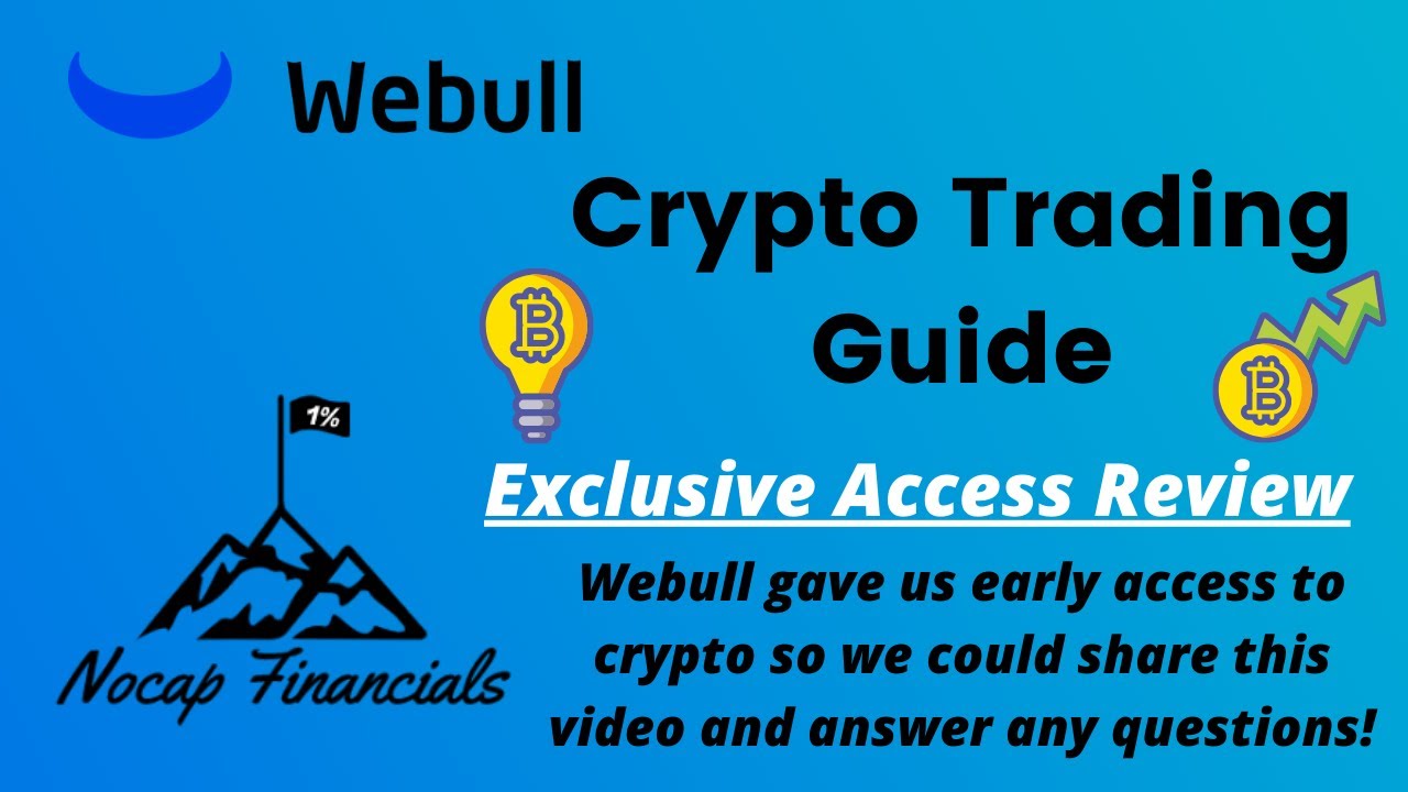 Webull Crypto Trading Review & Tutorial - YouTube