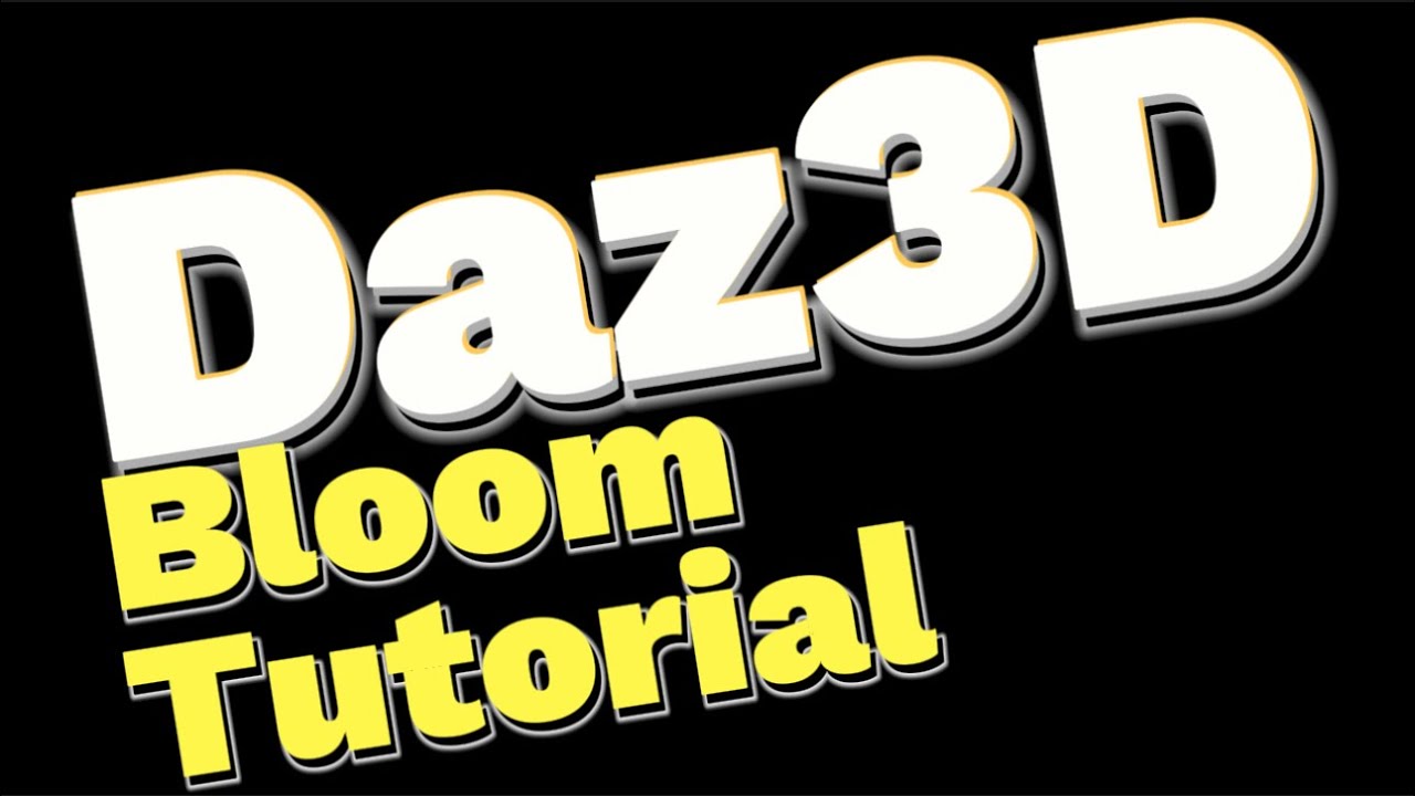 How to Add Cinematic Bloom to Your Daz3D Renders (BLOOM TUTORIAL) - YouTube