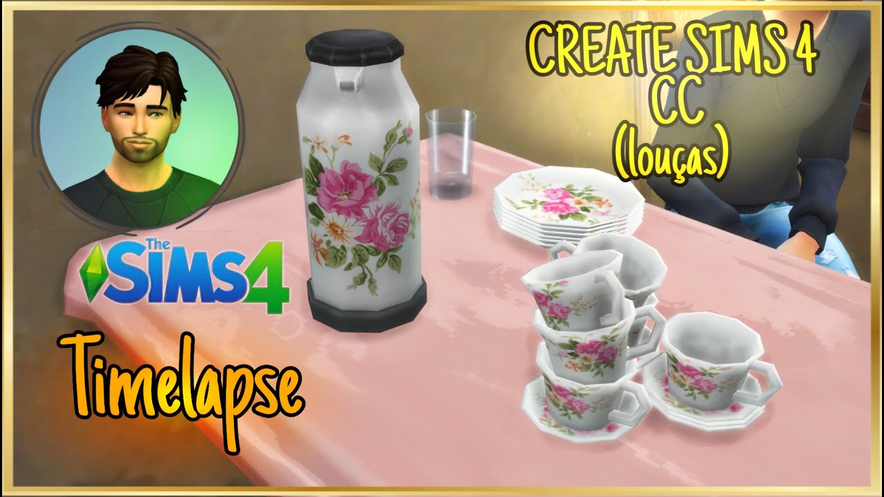Criando CPs para The Sims 4 (Timelapse) - Louças #sims4cc #thesims4 ...