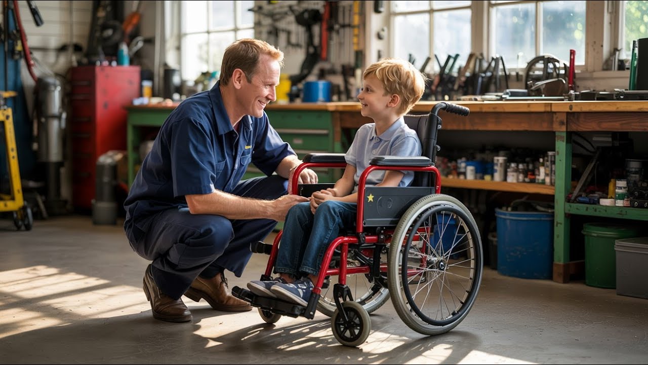 A Mechanic Fixes a Disabled Child’s Wheelchair for Free —He Never ...