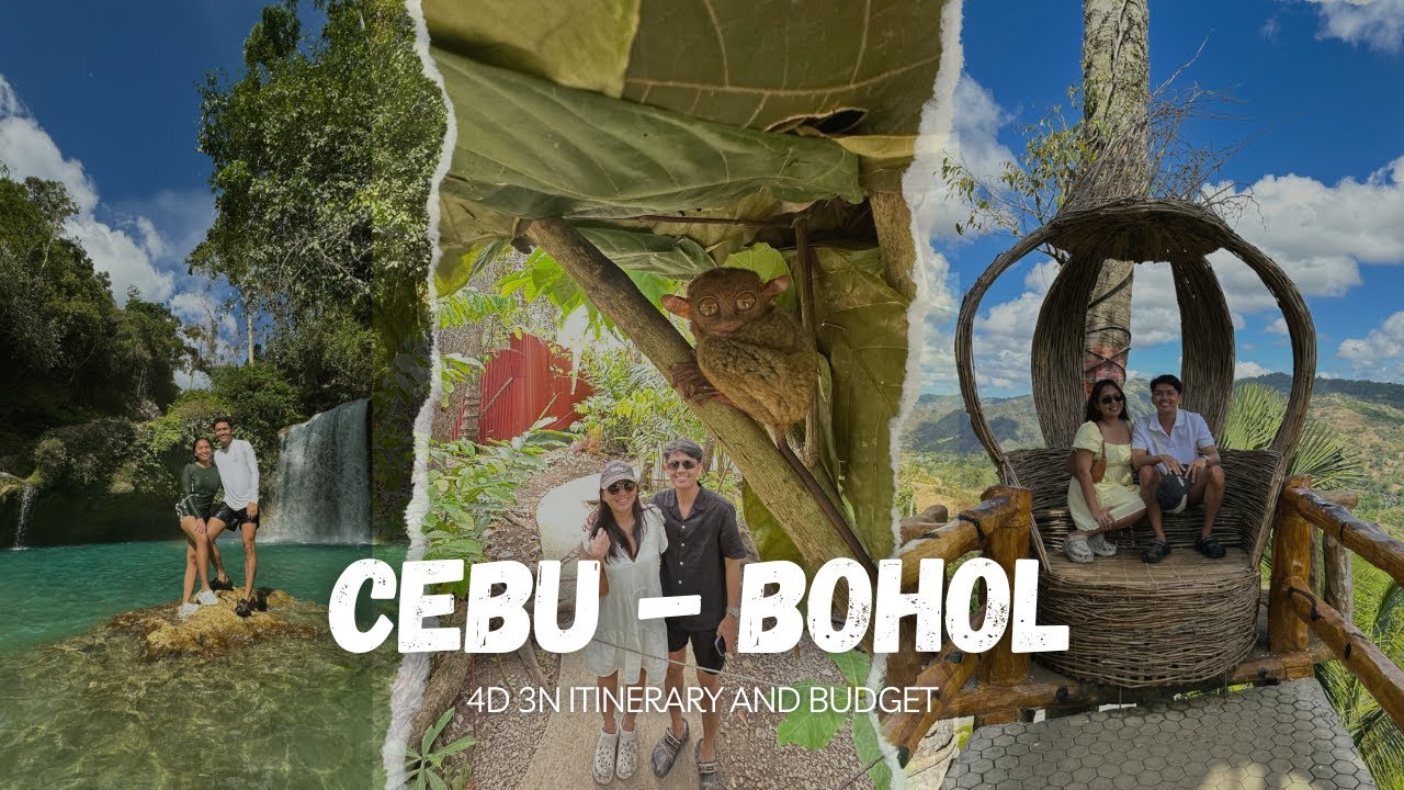 Exploring Cebu and Bohol for 4 Days and 3 Nights | City, South Cebu, Bohol Countryside I 2024 ...