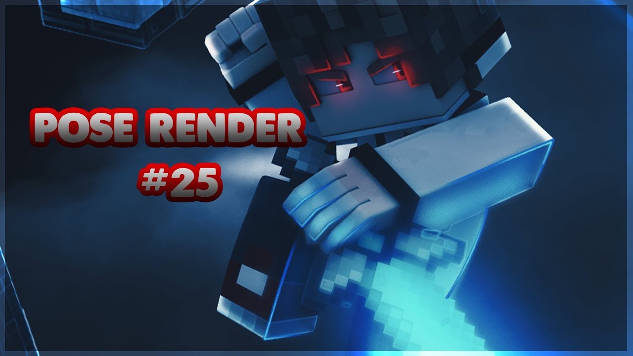 MINECRAFT RENDER POSE SPEEDART - Pun mc - YouTube