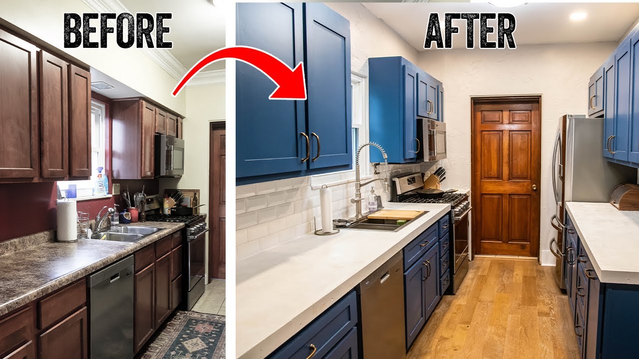 EPIC Full Kitchen Renovation - Start to Finish! - YouTube
