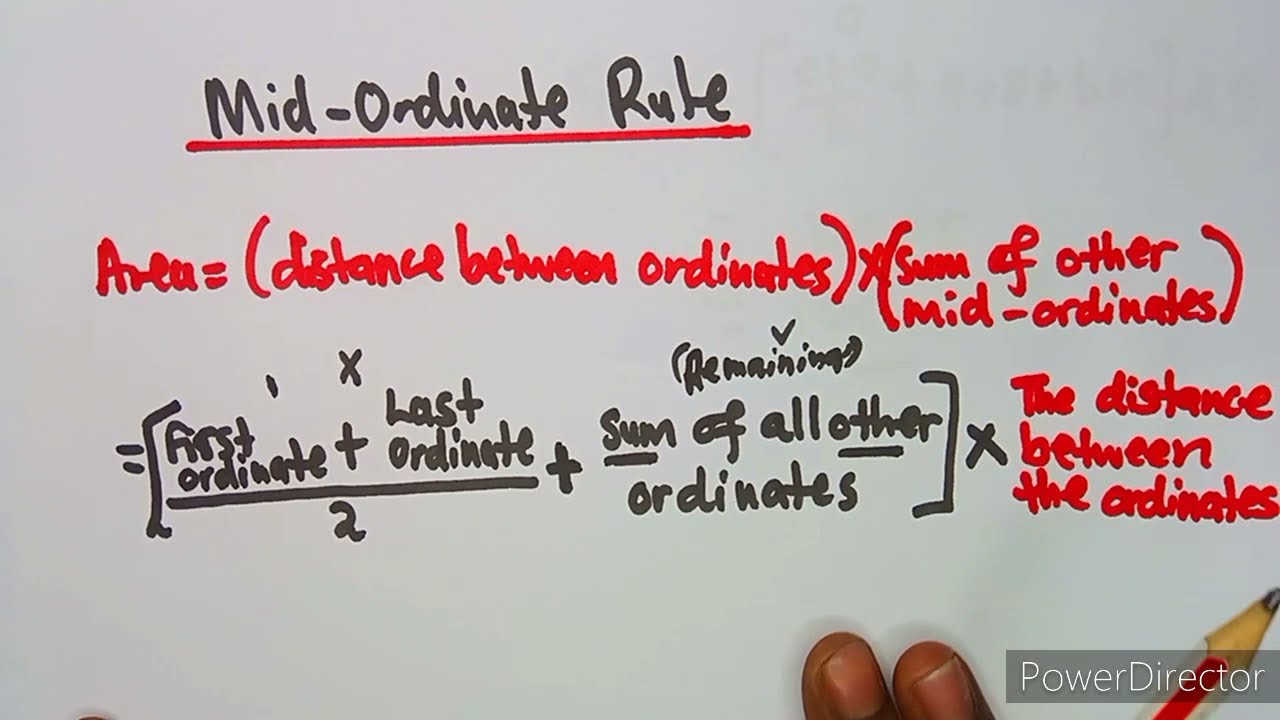 Mathematics N2 Mensuration The Mid Ordinate Rule | Area of Irregular ...