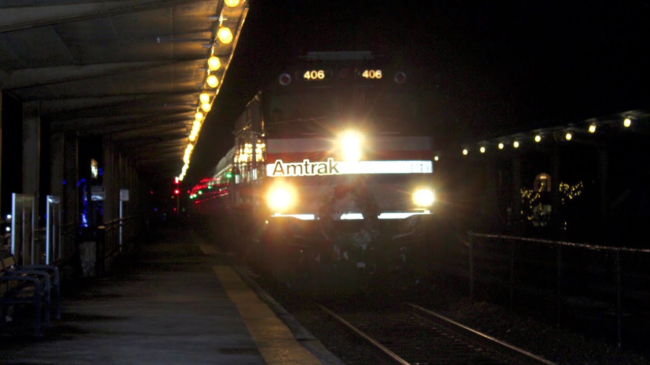 Amtrak Heritage NPCU 406 Flying Through Winchester, MA! - YouTube
