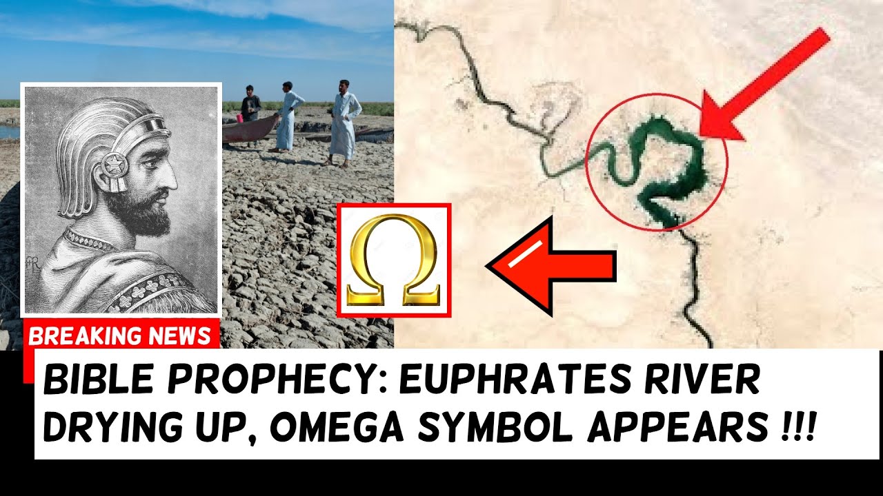 Euphrates River Drying Up FAST! Omega Symbol Appears - YouTube