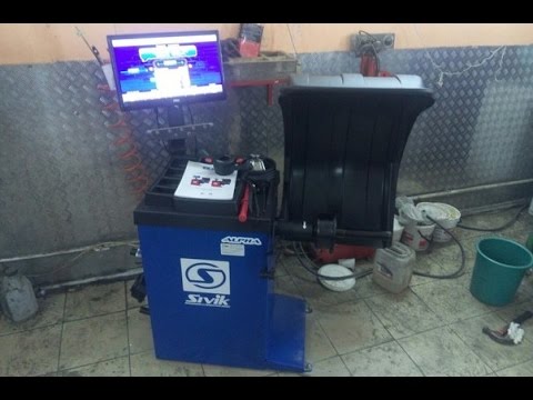 Балансировочный станок Сивик СБМП 40 Альфа Люкс (Wheel balancer Sivik ...