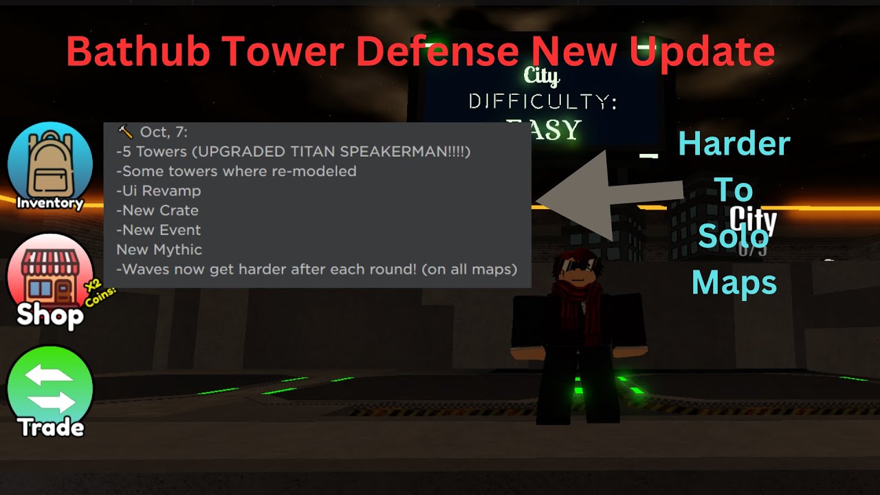 Bathub Tower Defense New Update Made The Game Harder - YouTube