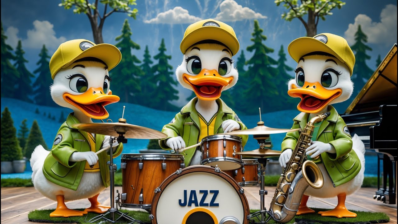 🎷🦆🎷Experience a Full Dixieland Jazz Concert by a Talented Duck Band on ...