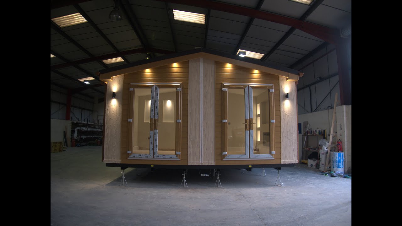 45ft x 18ft Twin unit chalet - Cinematic - YouTube