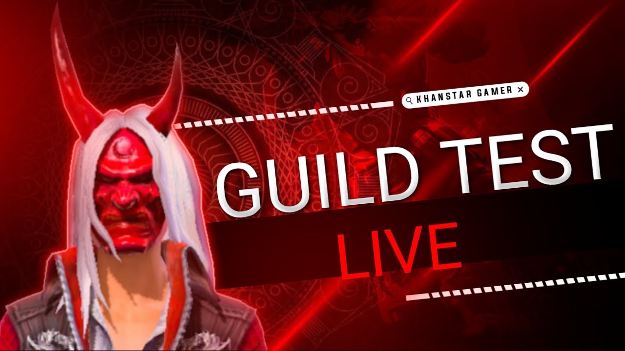 FREE FIRE LIVE GUILD TESTING | GUILD TEST LIVE | FF LIVE GUILD TEST ...