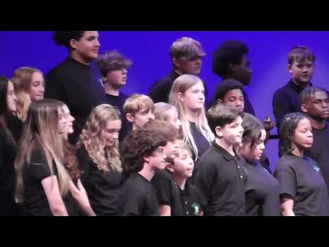 Middle school choir concert - YouTube