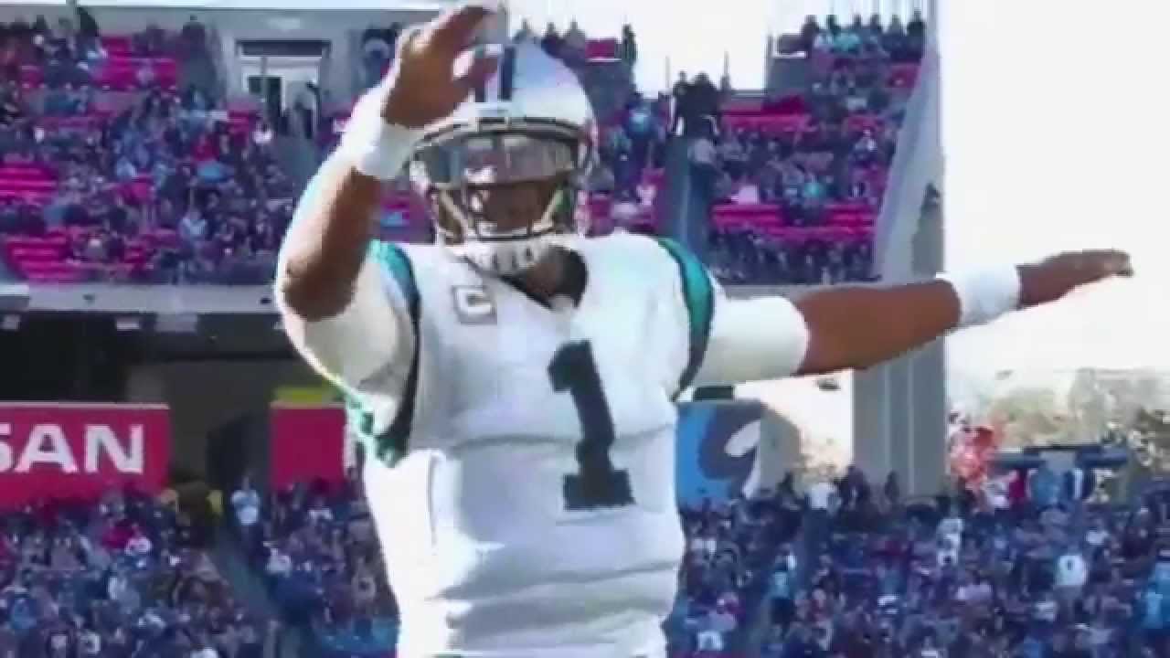 CAM NEWTON "DABB ON EM" TOUCHDOWN DANCE COMPILATION 2015 - YouTube