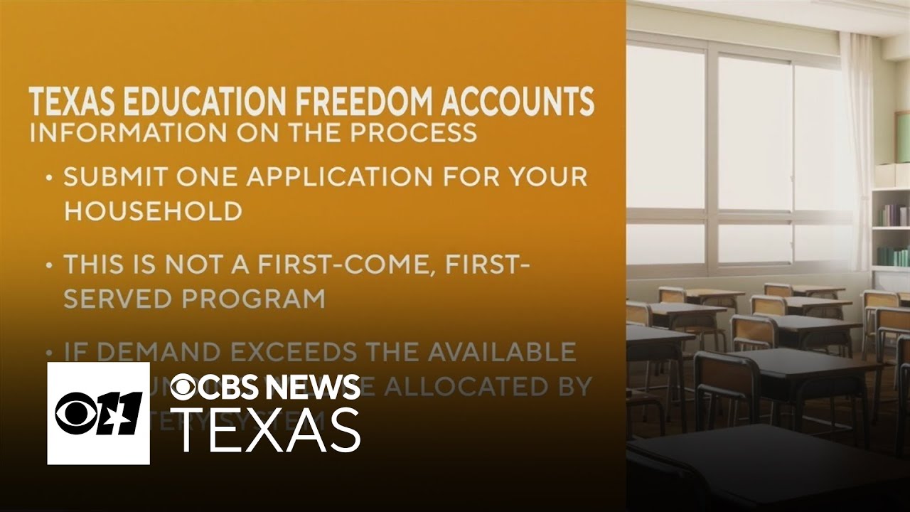 How to apply for TEFA for school choice program in Texas - YouTube