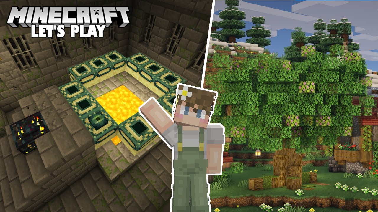 Strongholds and Custom Trees! | Minecraft 1.19 Survival Let's Play ...