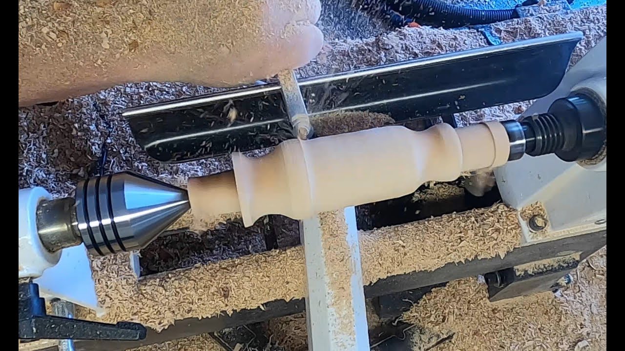 Wood Turning new handles for my BBQ smoker! - YouTube