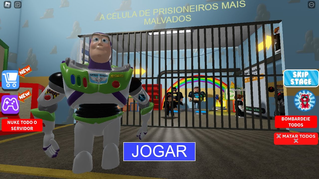 Escape da Prisão do Buzz Lightyear Barry´s no Roblox - YouTube