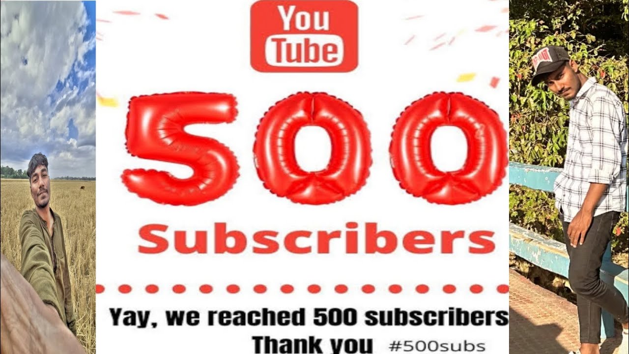 Finally 500 subscriber Completed and the next is trending .🗼🗼🗼🗼 - YouTube