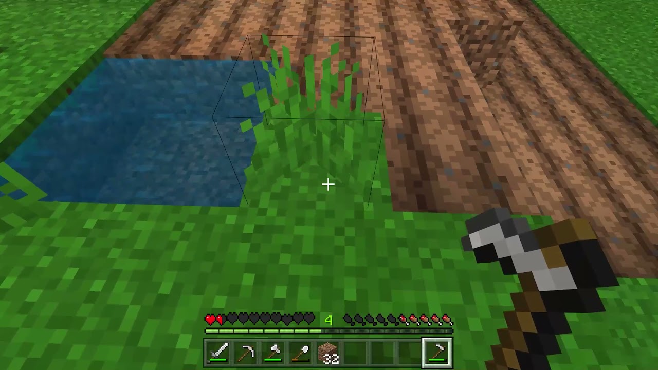 #39 Cómo hacer una azada de hierro en Minecraft - YouTube