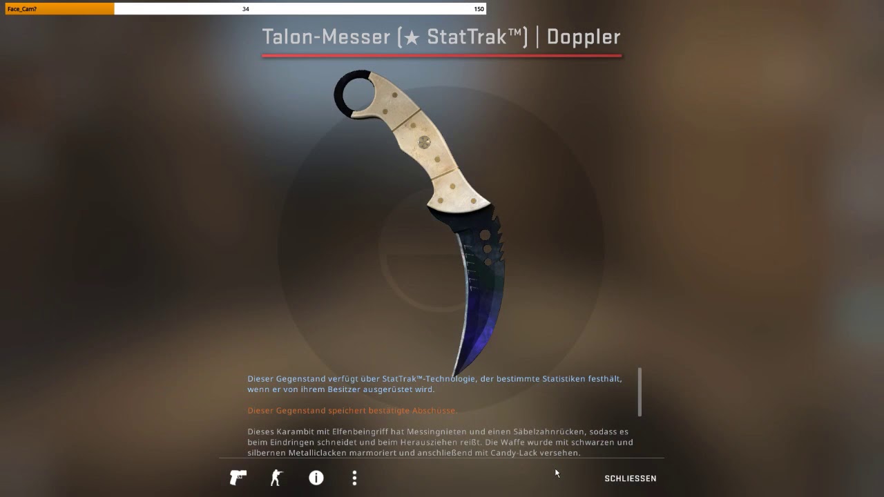 Talon-Knife (★ StatTrak™) | Doppler Live unboxed - YouTube