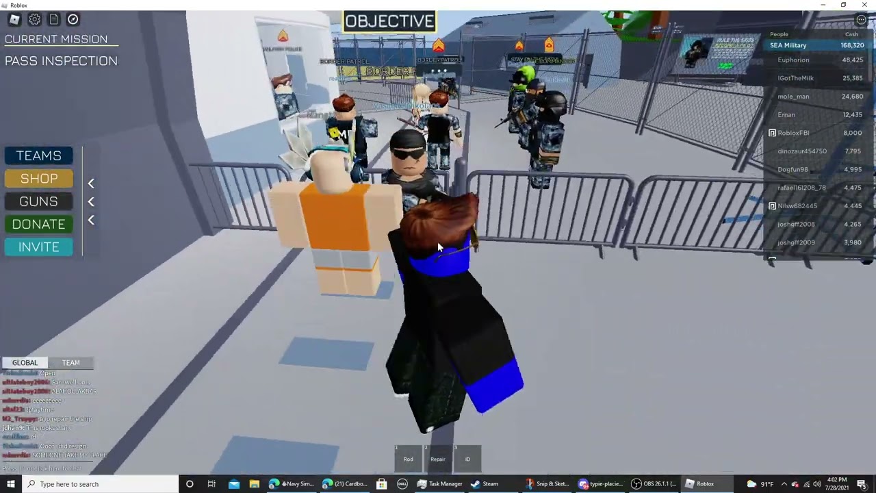 how to bypass border patrol in Roblox navy simulator - YouTube