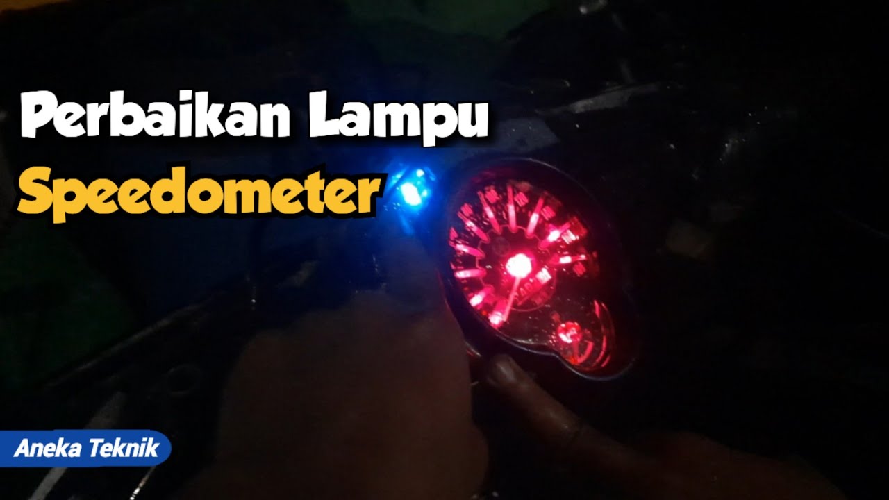 Ganti Lampu Speedo Motor Dengan Warna Pilihan Sendiri - YouTube
