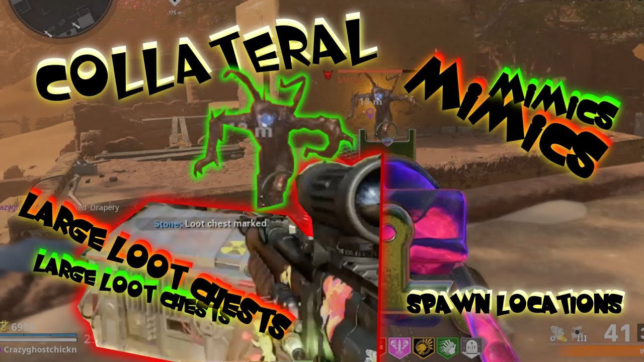 COLLATERAL MIMIC & LARGE LOOT CHEST SPAWNS SEASON 5 COLLATERAL OUTBREAK ...